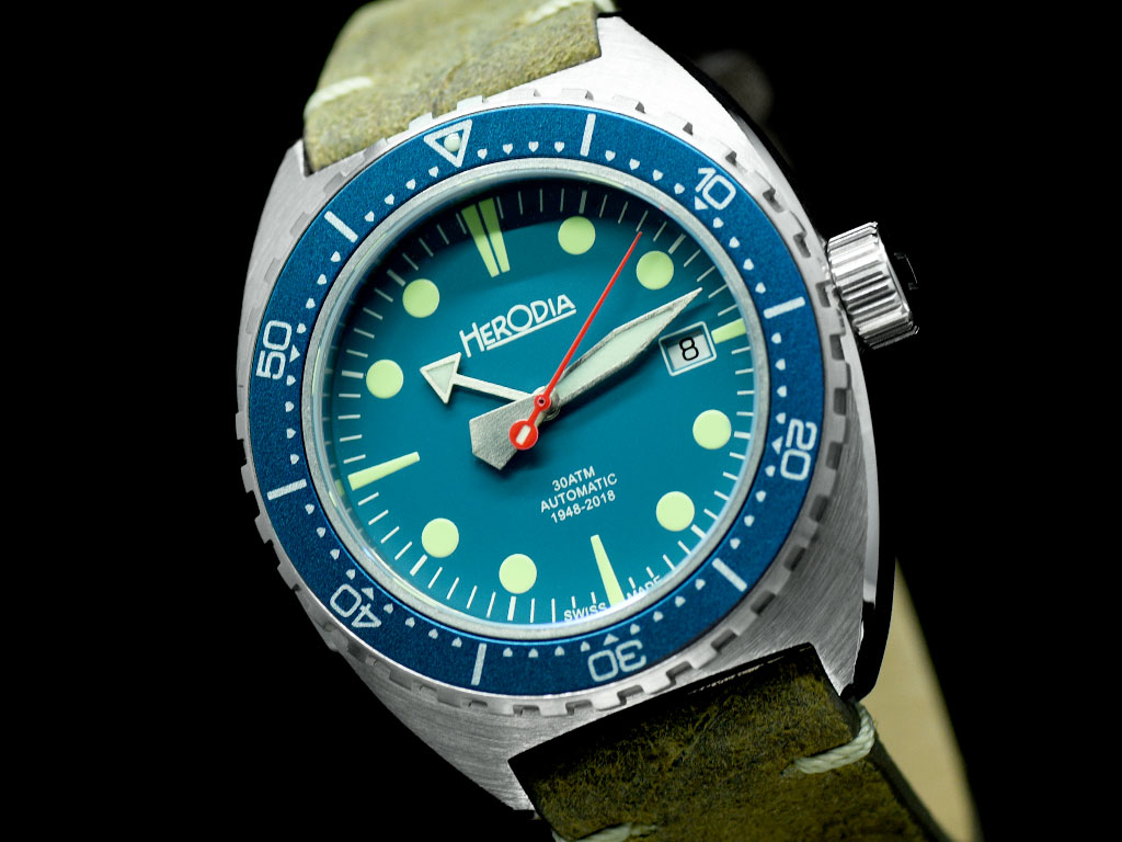 Herodia Series 1 Athos Dive Watch | Australia Authorized Dealer - Monsoonal