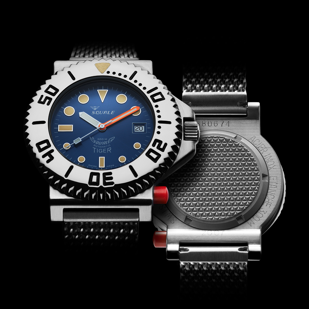 Squale Tiger Dive Watch - NOS - Blue | Australia Authorized Dealer ...