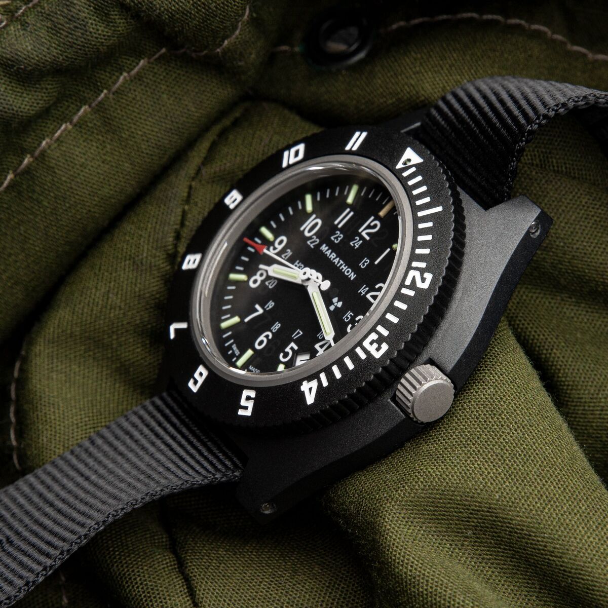 Marathon Pilot Navigator Watch With Date Black NGM Australia Marathon Pilot Navigator Watch With Date Black NGM Australia