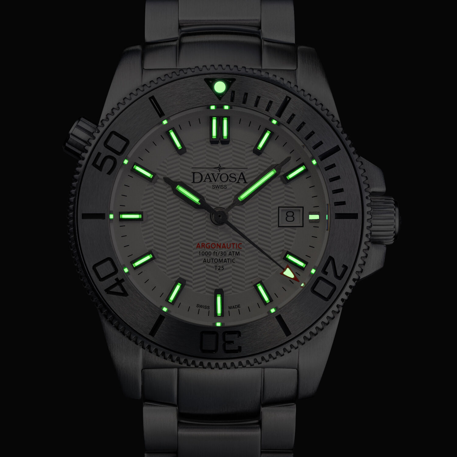 Davosa Argonautic Lumis White Dive Watch | Australia Authorized Dealer ...