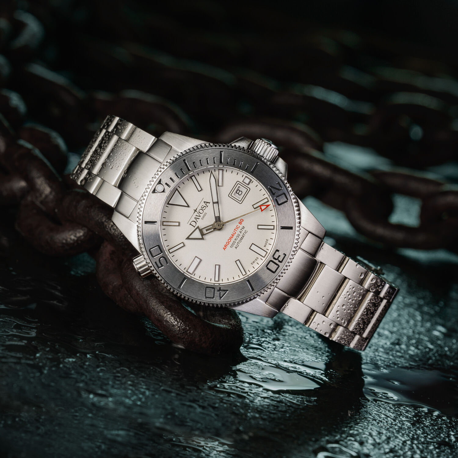 Davosa Argonautic BG White Dive Watch | Australia Authorized Dealer ...