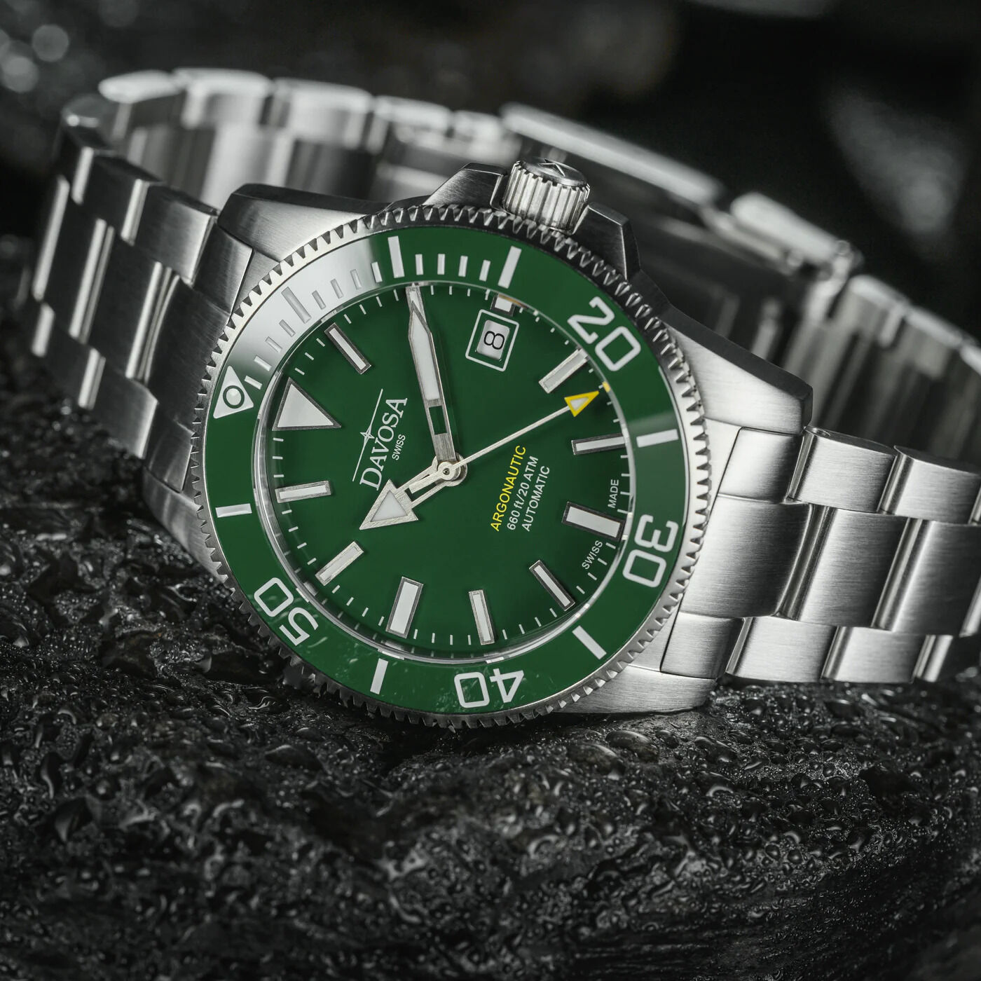 Davosa Argonautic 39 Green Dive Watch | Australia Authorized Dealer ...