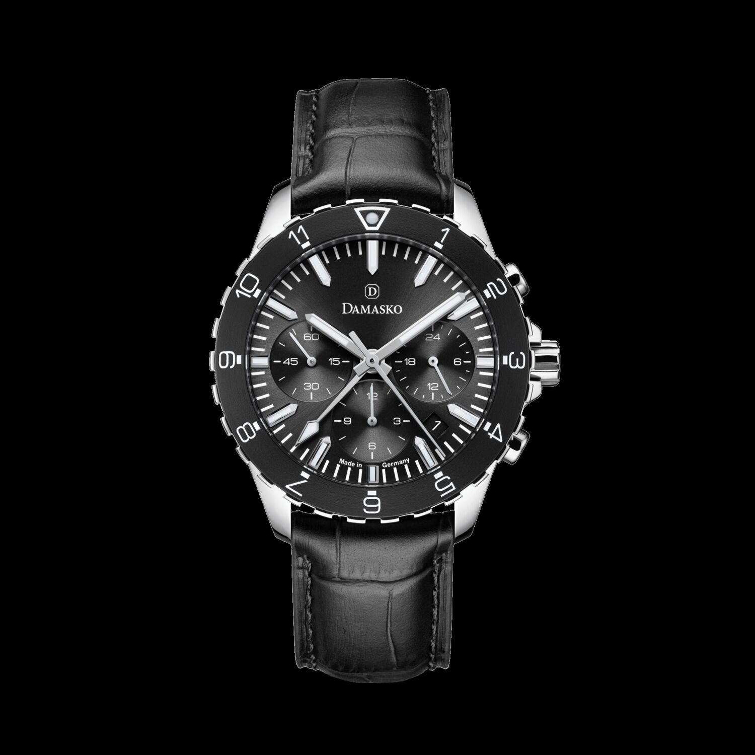 Damasko DC98 Black Chronograph Watch | Australia Authorized Retailer ...