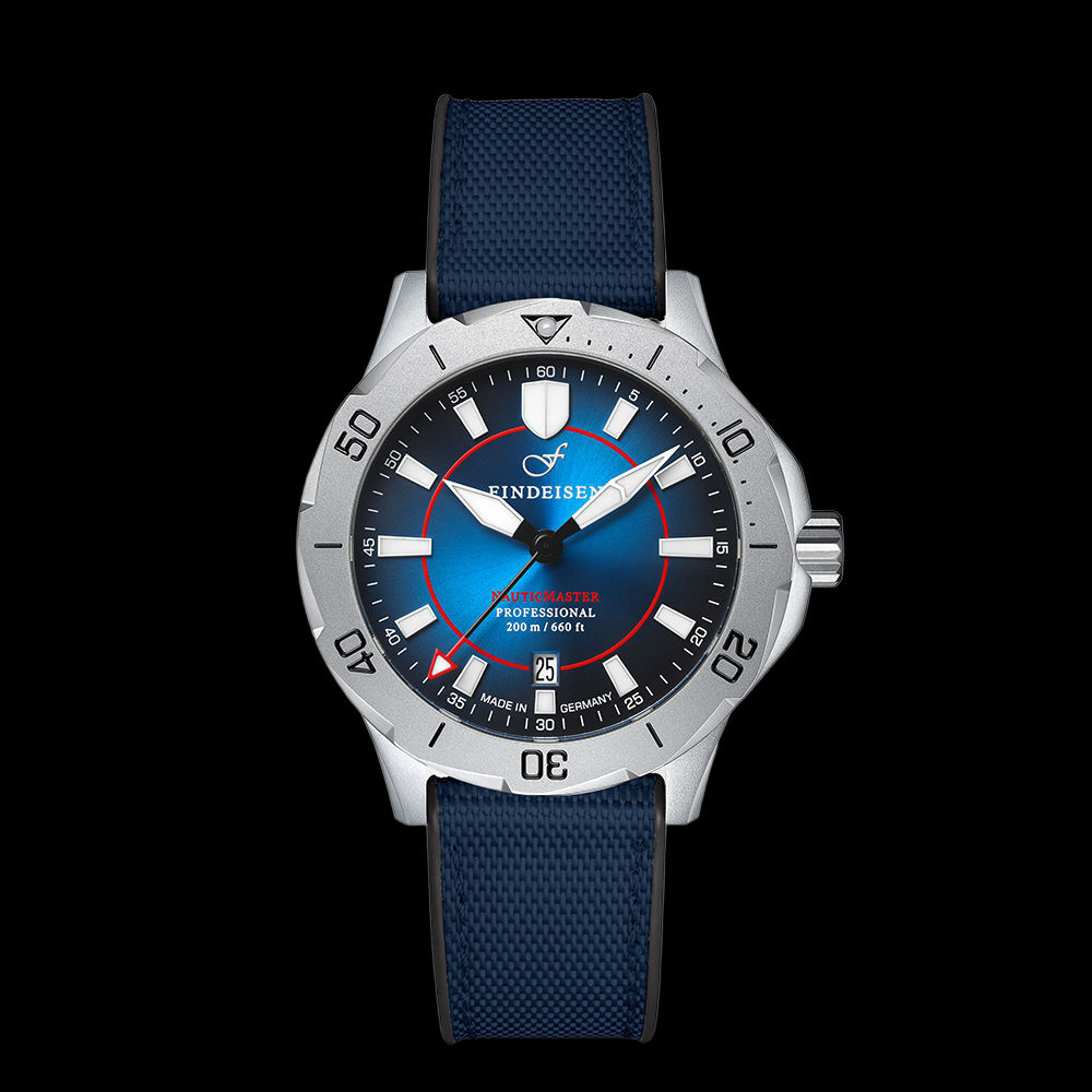Findeisen NauticMaster Dive Watch - Sunray Blue Swiss Edition ...